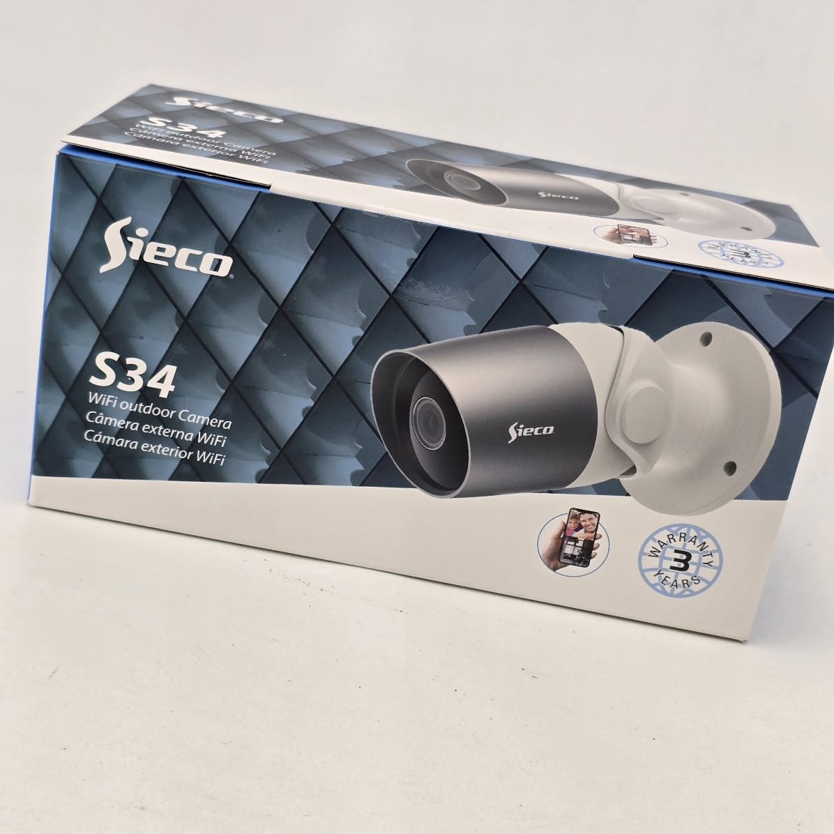 Lote # 51 Cámara WiFi S34, Exterior Full HD – Narvaja Online